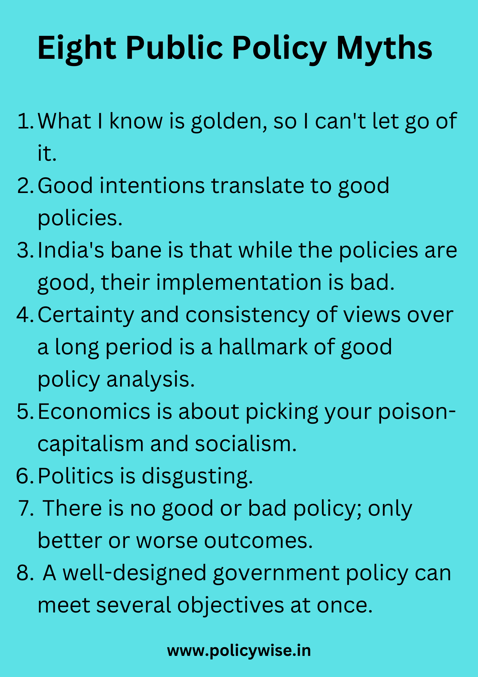 Public Policy matters! – Policy Wise